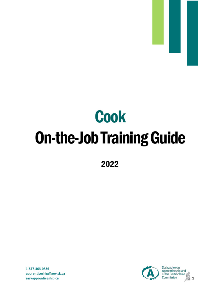 On The Job Training Guide 41 | PDF | Pasta | Soup