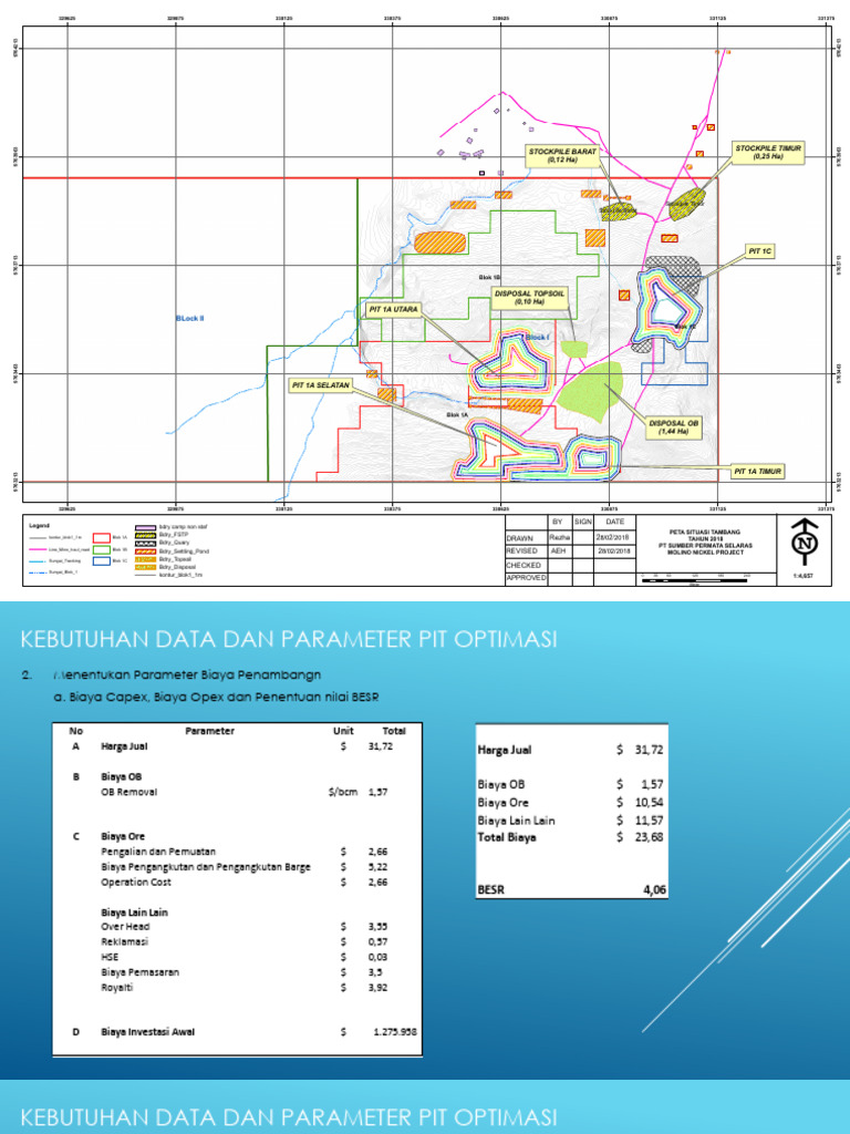 Perencanaan Pit Desain Blok1 Dan Blok 2 | PDF