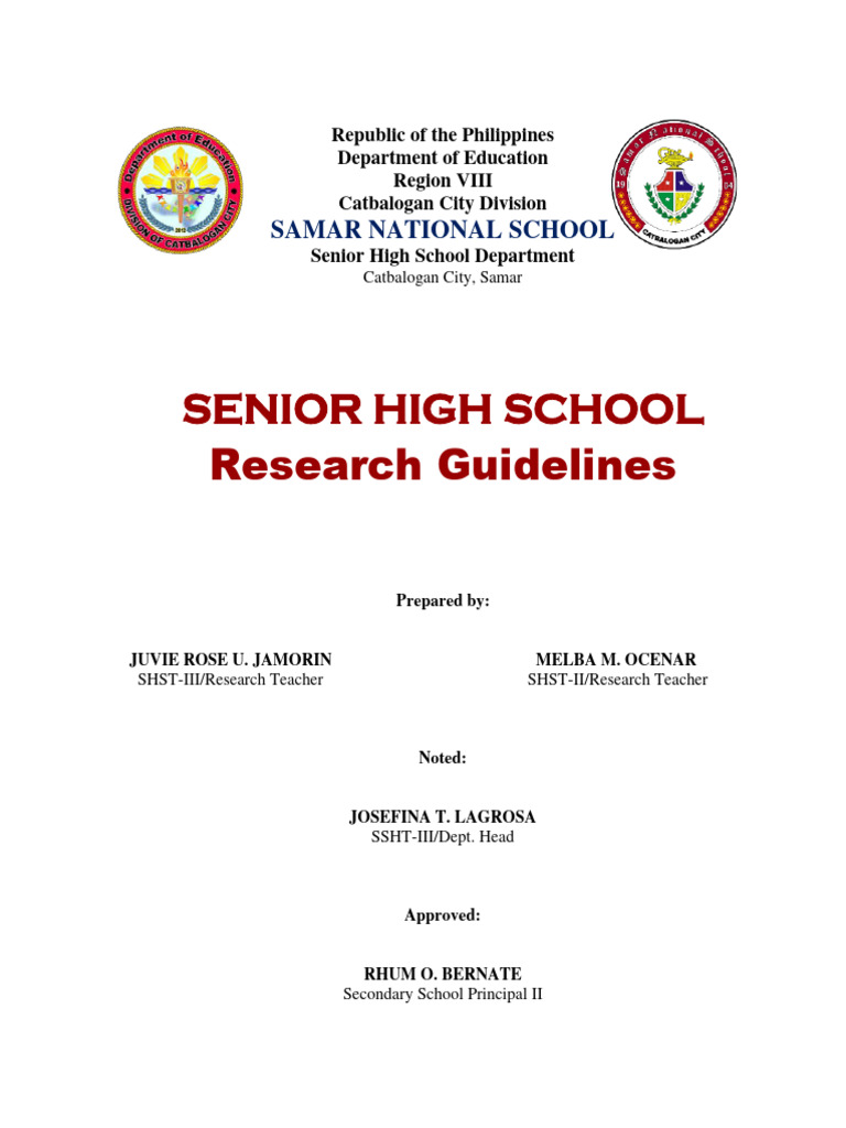 Research Guidelines in Pr2 | PDF | Qualitative Research | Data