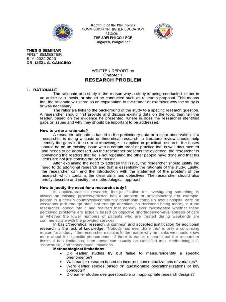 Thesis Chapter 1 | PDF