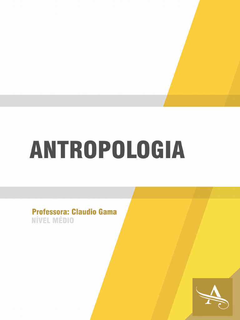 Apostila Modulo 219 Antropologia - Claudio-Gama | PDF