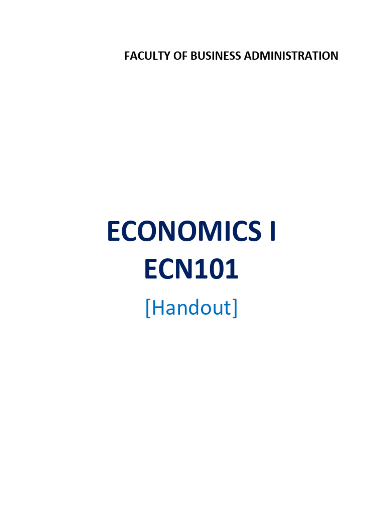 Chapter 1 | PDF | Economics | Labour Economics