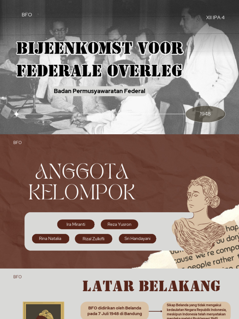 BFO Sejarah Kelas 12 | PDF