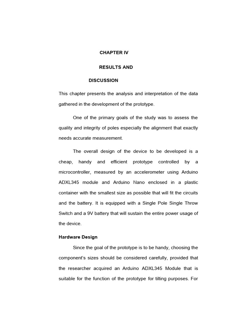 Chapter 4 | PDF | Arduino | Accelerometer