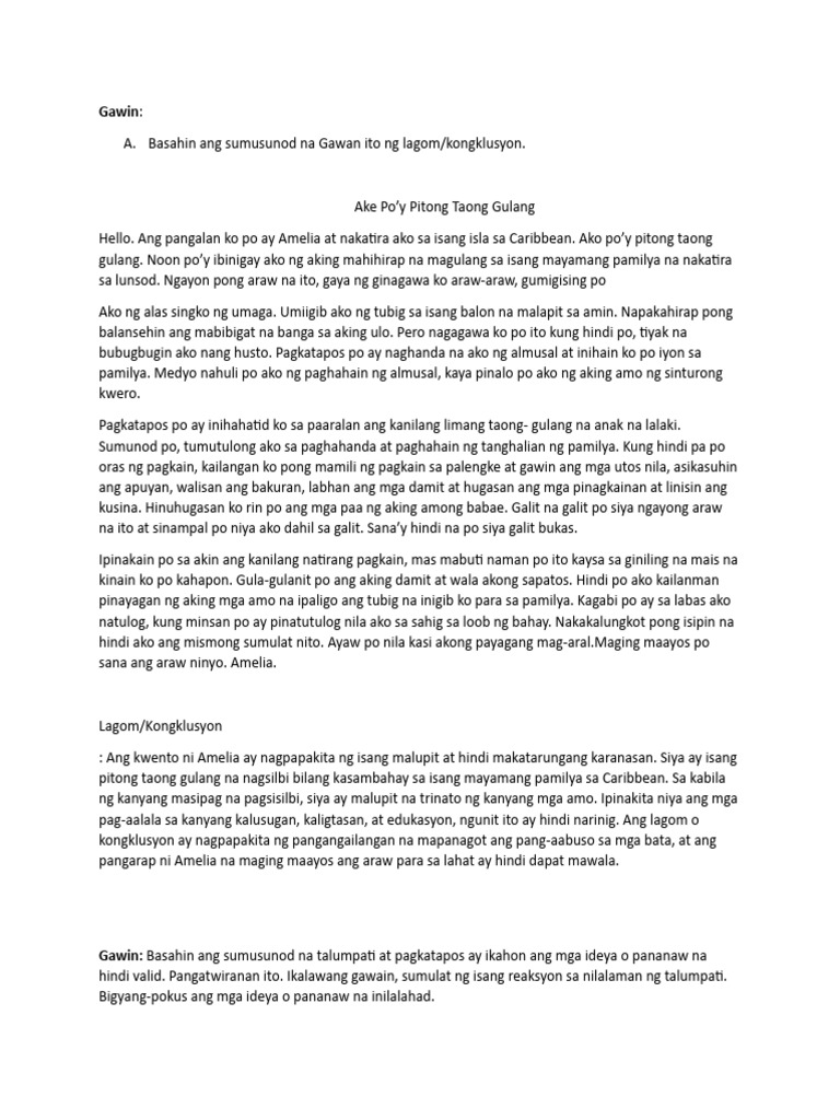 Filipino | PDF