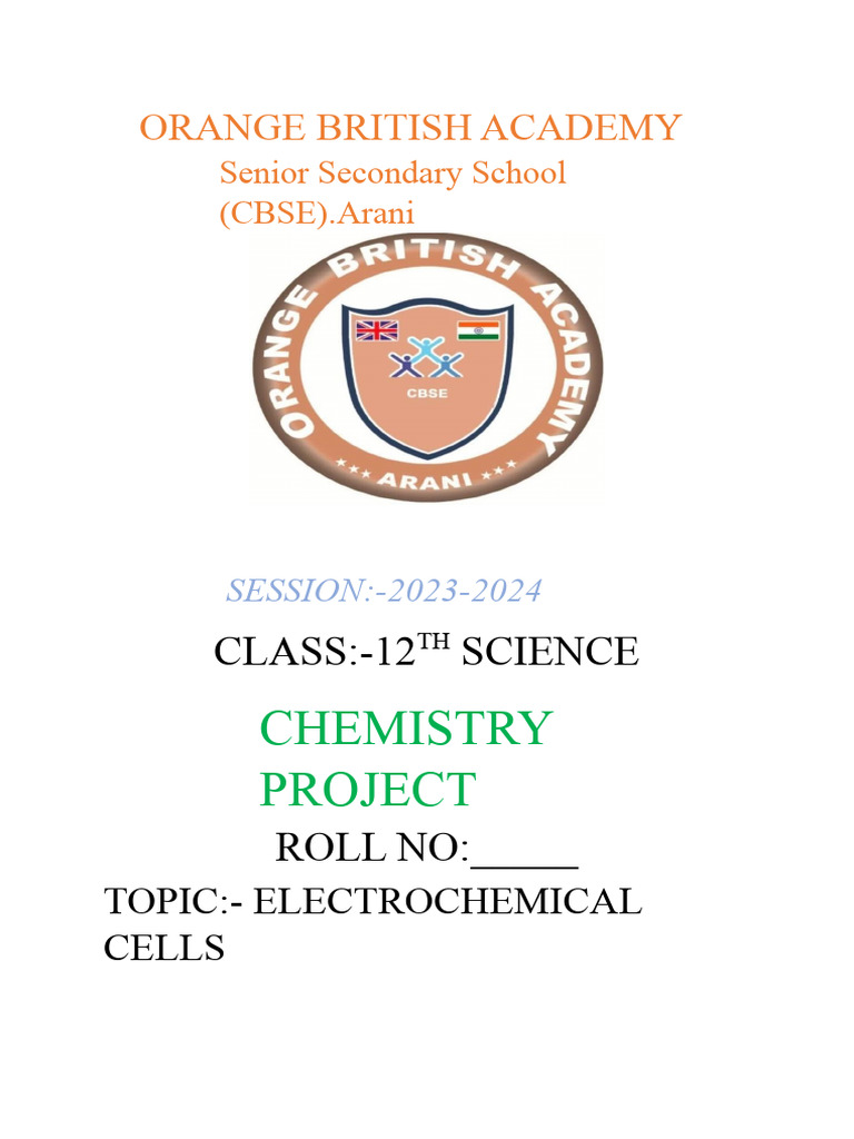 Electrochemical Cells Complete bdk2 | PDF