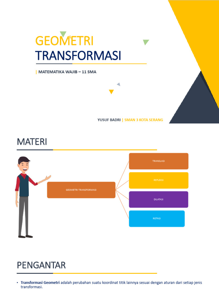 1 - Dasar Transformasi Geometri | PDF