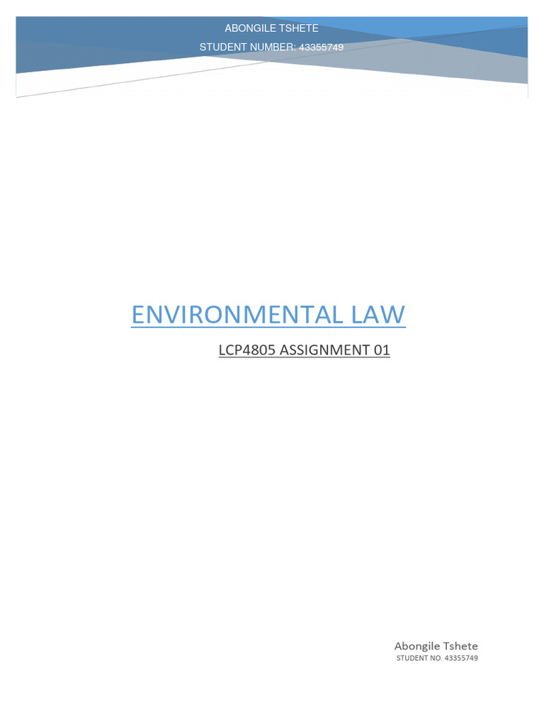 Assignment 01-LCP4805 | PDF