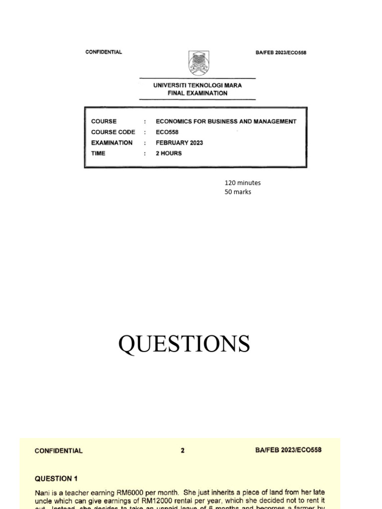 558 PPT Past Final PPR Review Feb 2023 | PDF | Financial Markets ...