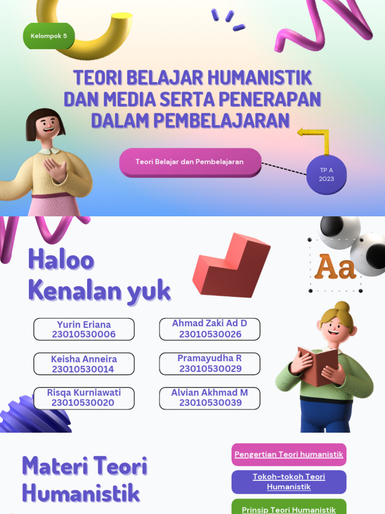 Kel.5 - Teori Belajar Humanistik | PDF