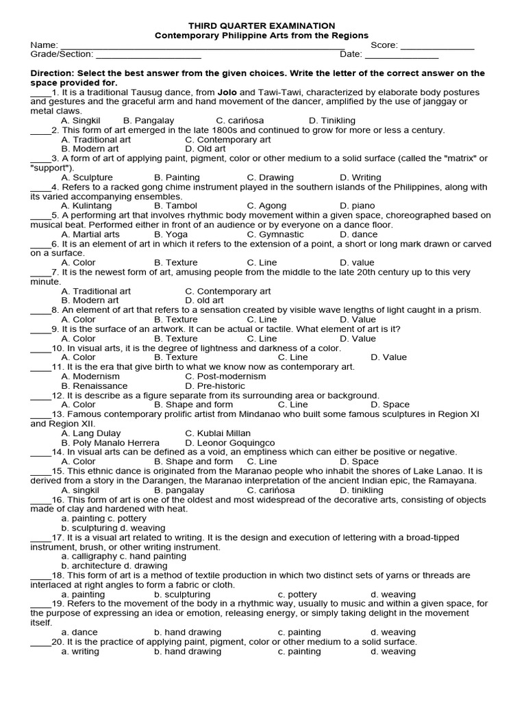 Contemporary Philippine Art From The Regions TQ-New Format | PDF | Paintings | Dances