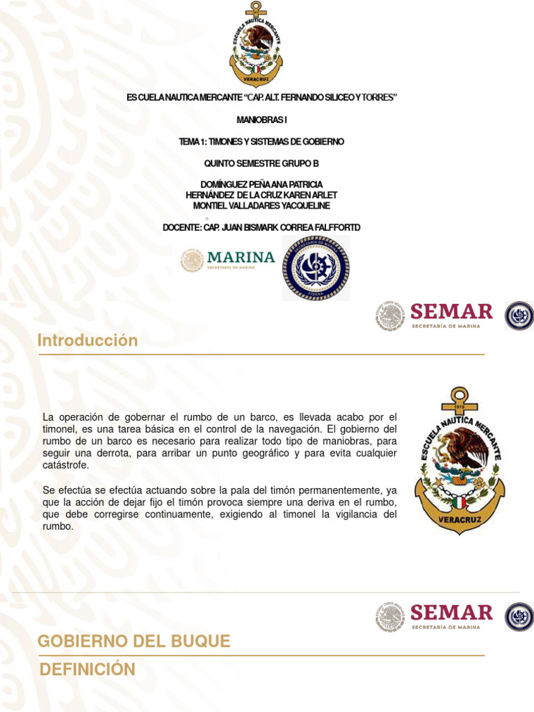 Timones y Sistemas de Gobierno | PDF | Timón | Embarcación