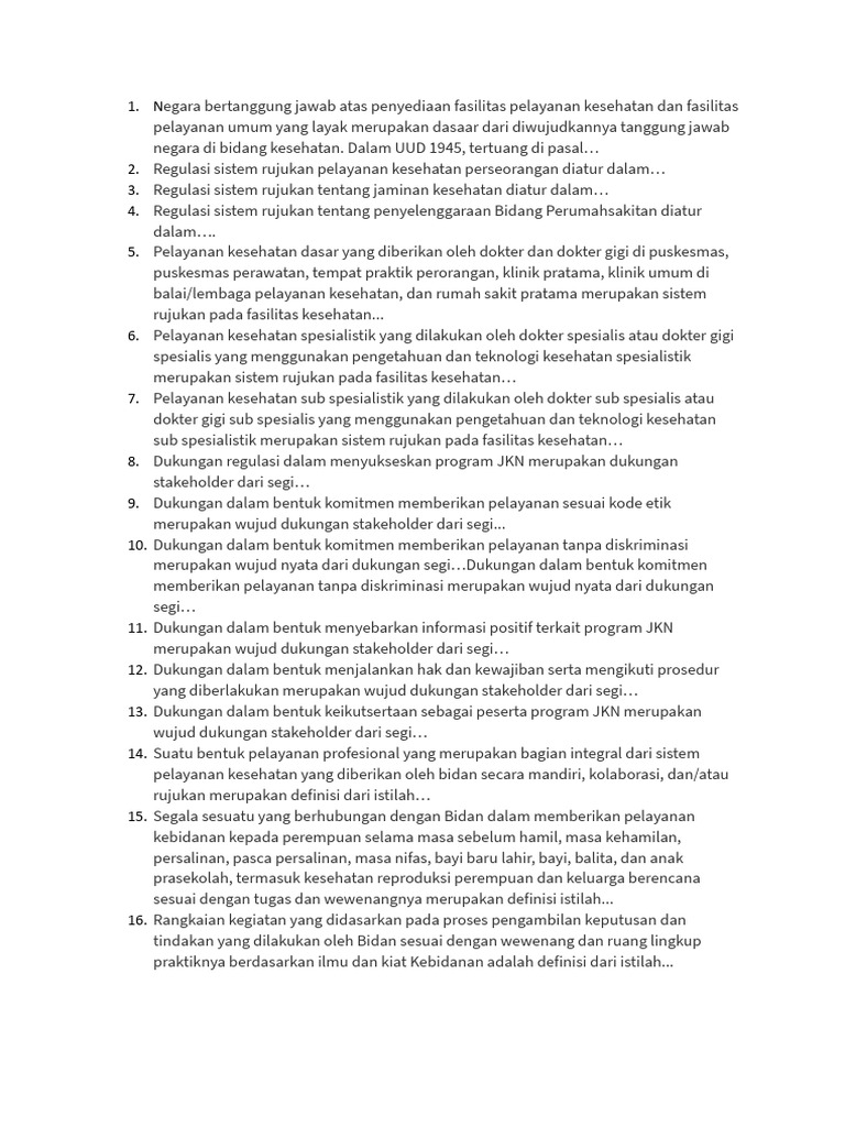 Uts Kebijakan Bu Wahyu | PDF