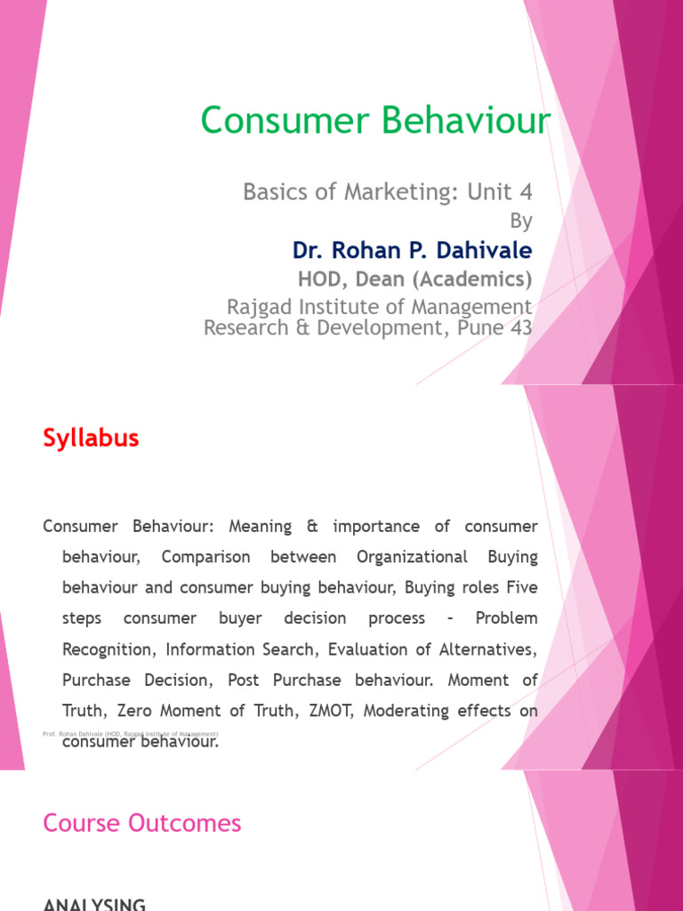 Understanding Consumer Behaviour Basics | PDF