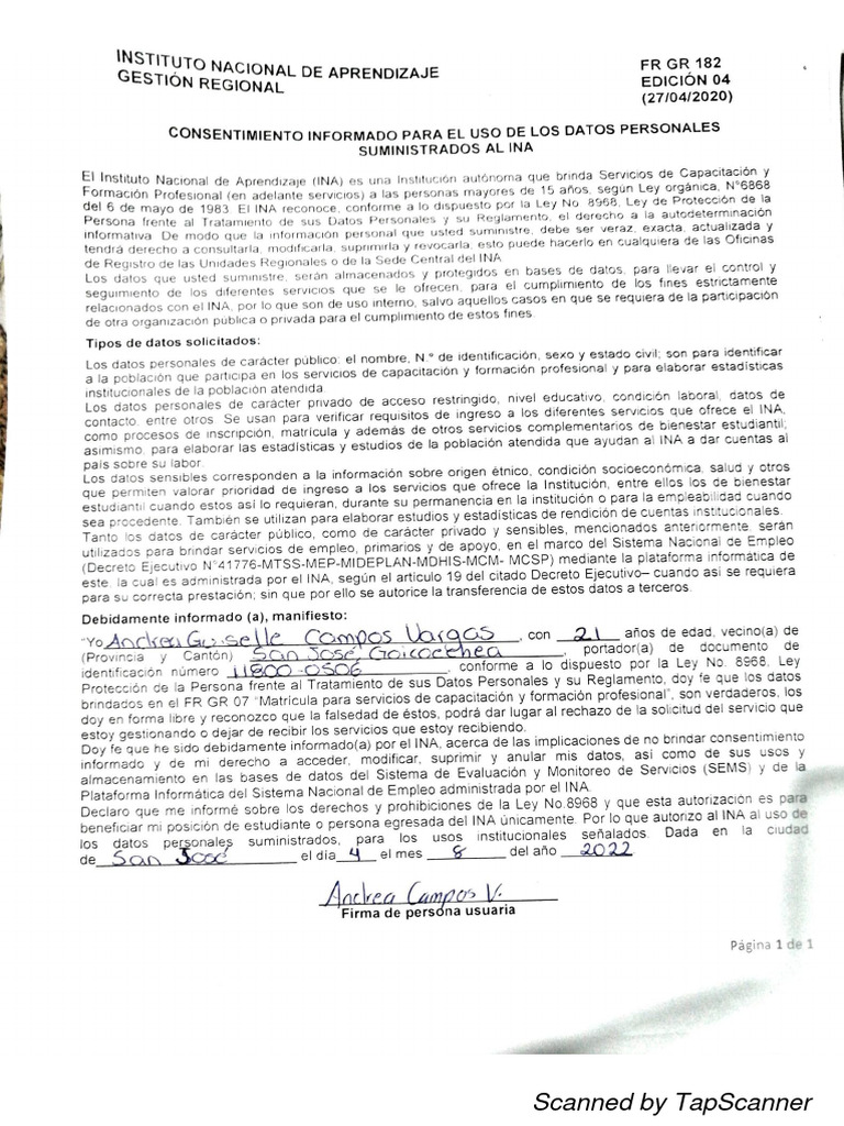 Documentos Andrea | PDF