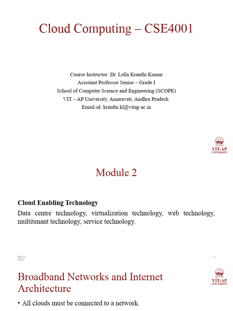 CC Module 2 | Download Free PDF | Computer Network | Virtualization