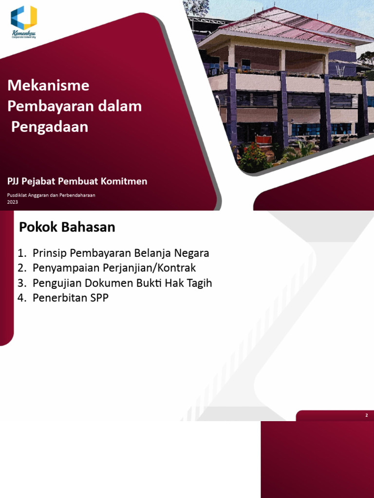 Mekanisme Pembayaran Belanja Negara | PDF
