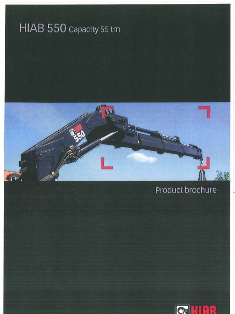 Especificaciones Tecnicas HIAB 550-6 | PDF