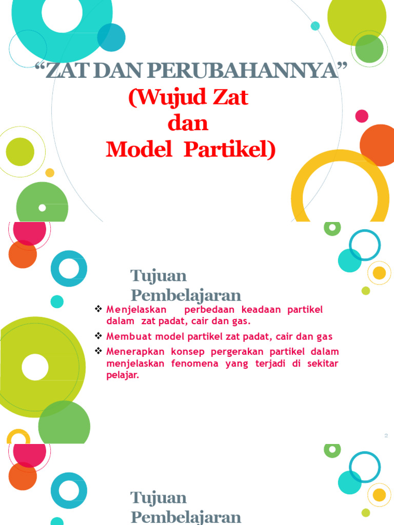 7 - Wujud Zat Dan Model Partikel | PDF