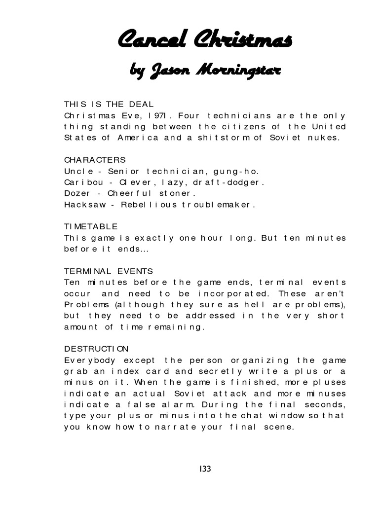 Cancel Christmas | PDF