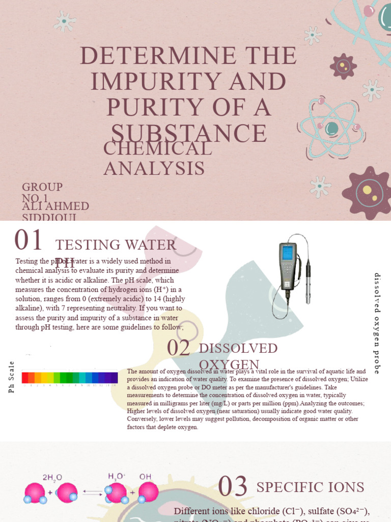 Determine The Impurity and Purity of A Substance | PDF