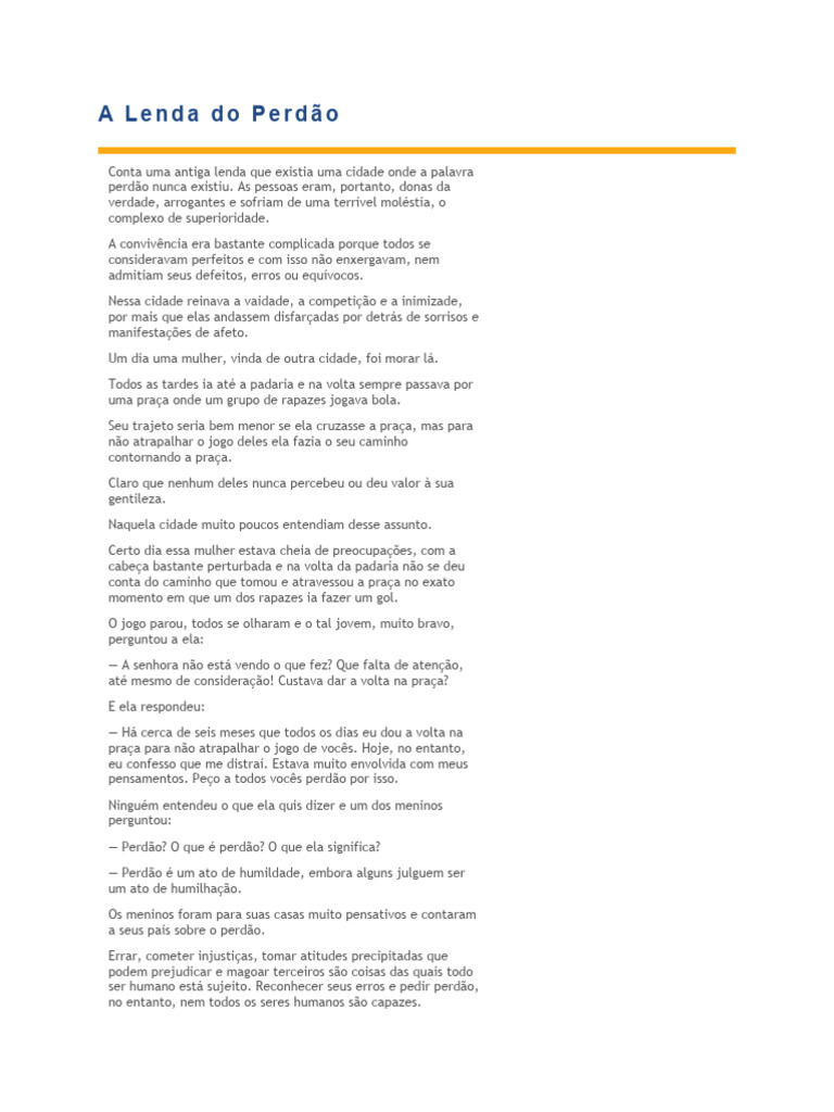 História De Perdão Pdf