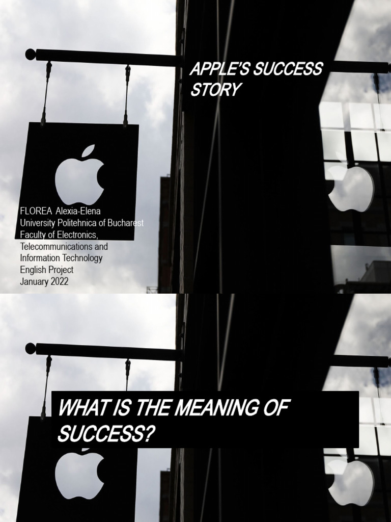 Apple's Success | PDF | Apple Inc. | Steve Jobs
