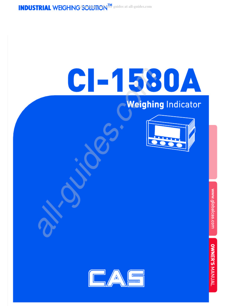 Cas Ci 1580a Manual 50 | PDF