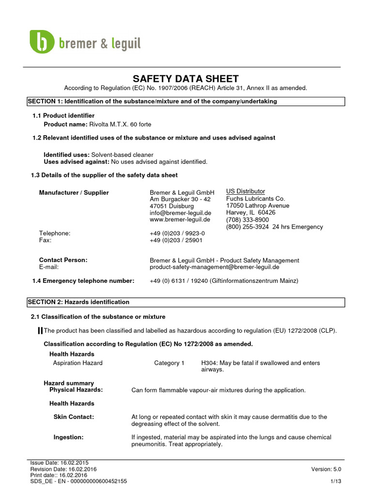 Rivolta MTX 60 Forte | PDF