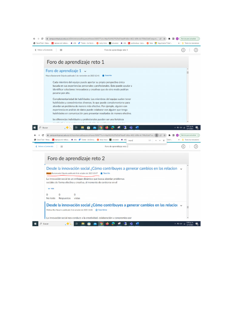 Evidencia de Los Foros | PDF