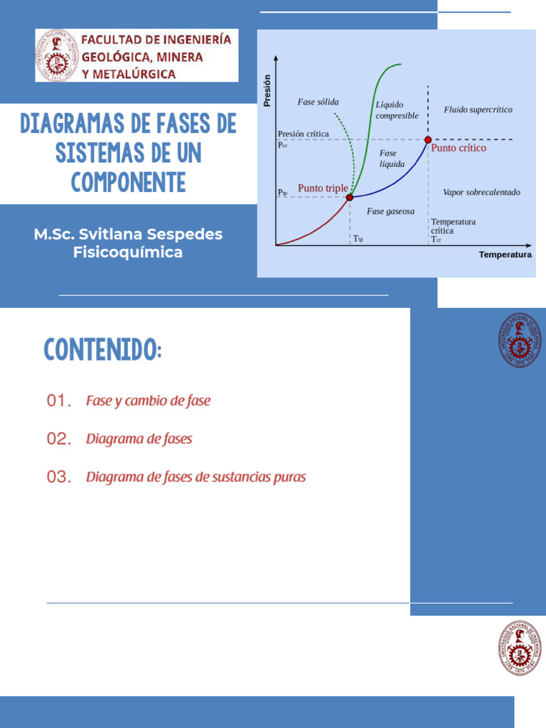 1 Diagramas de Fase | PDF | Fase (materia) | Diagrama de fases