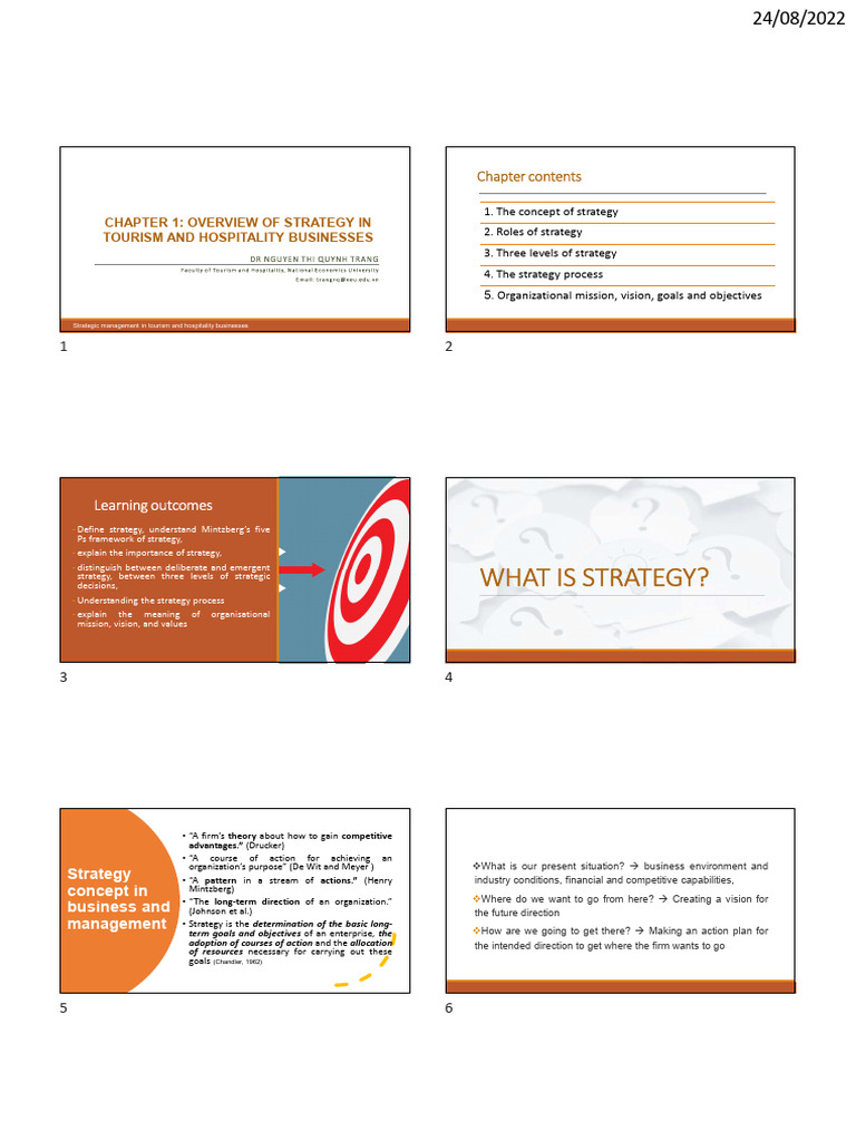 Strategic Management - Chapter 1 | PDF | Strategic Management | Goal