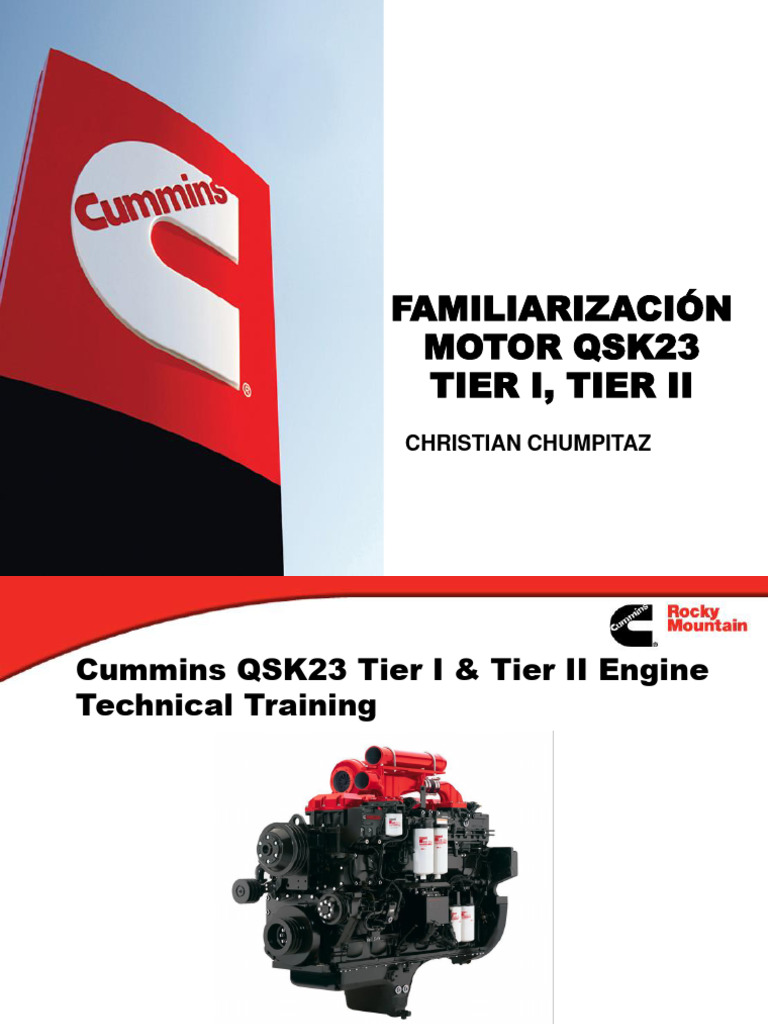 SP QSK23 | PDF | Inyección de combustible | Pistón