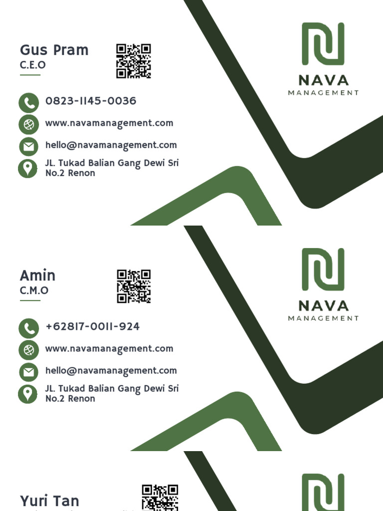 Professional Business Card | PDF