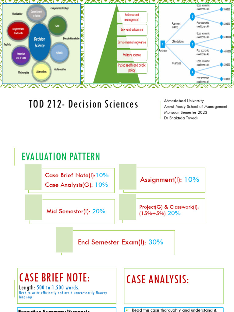 TOD 212 - PPT 1 For Students - Monsoon 2023 | PDF | Errors And Residuals | Coefficient Of ...