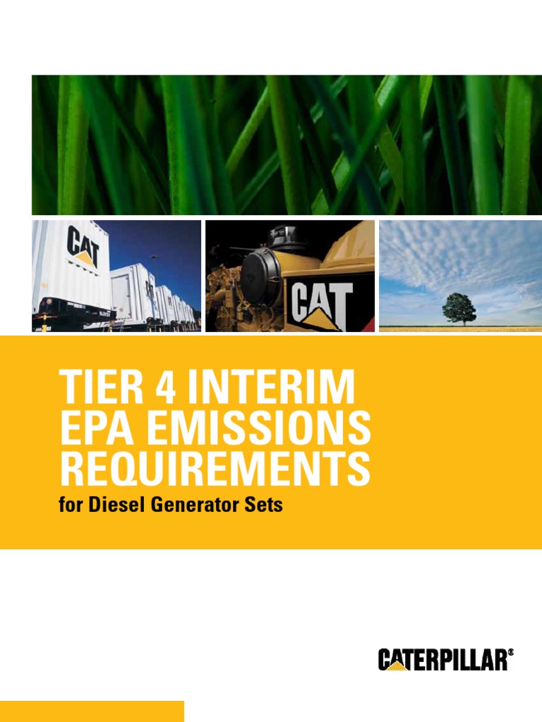 Guide To EPA Tier 4 Emissions Limits LEXE0152 01 | PDF | Emission ...