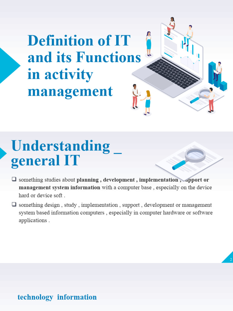 1. IT and the Function | PDF