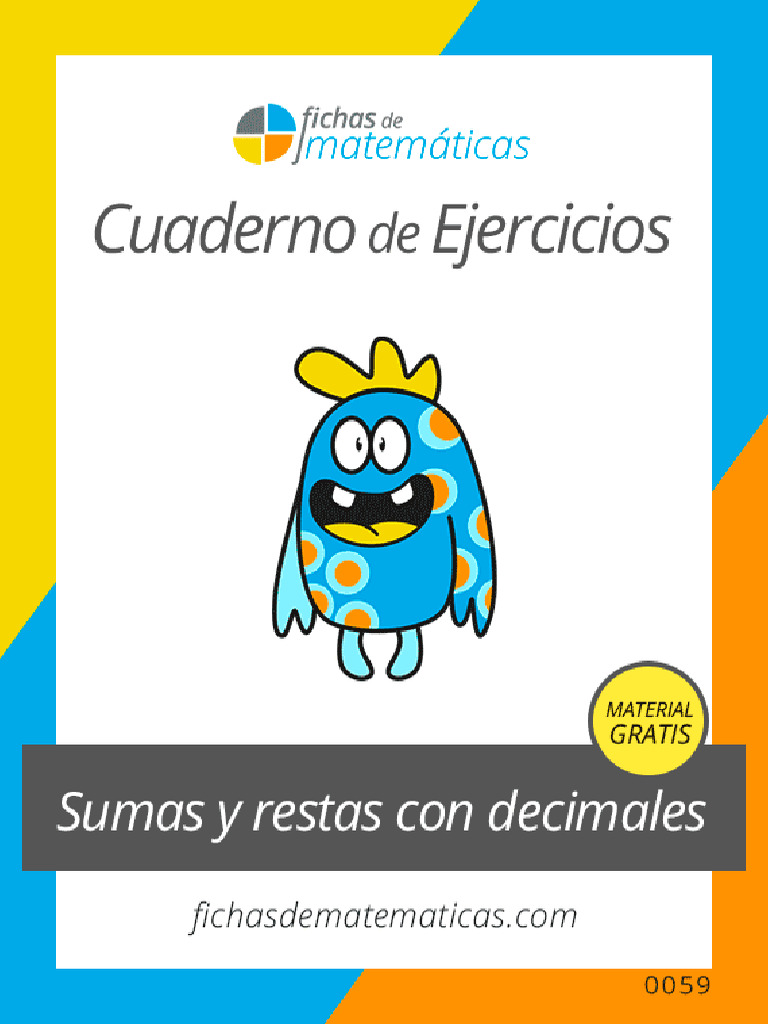 Ejercicios de Sumas y Restas Decimales | PDF