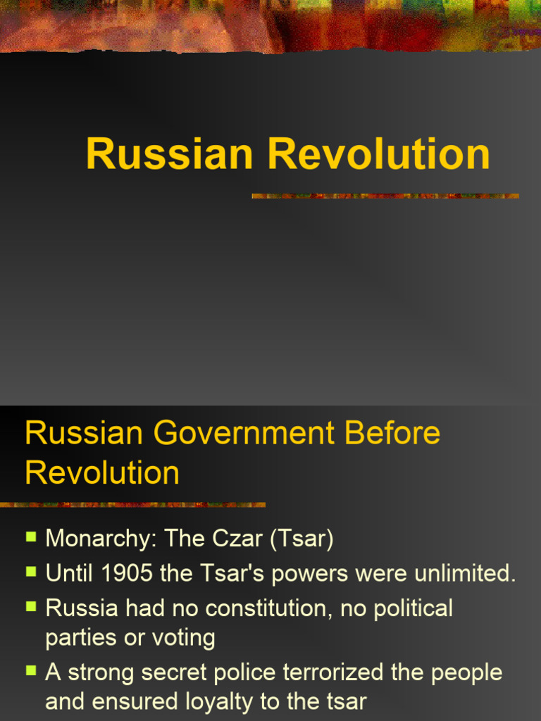 Russian Revolution | PDF