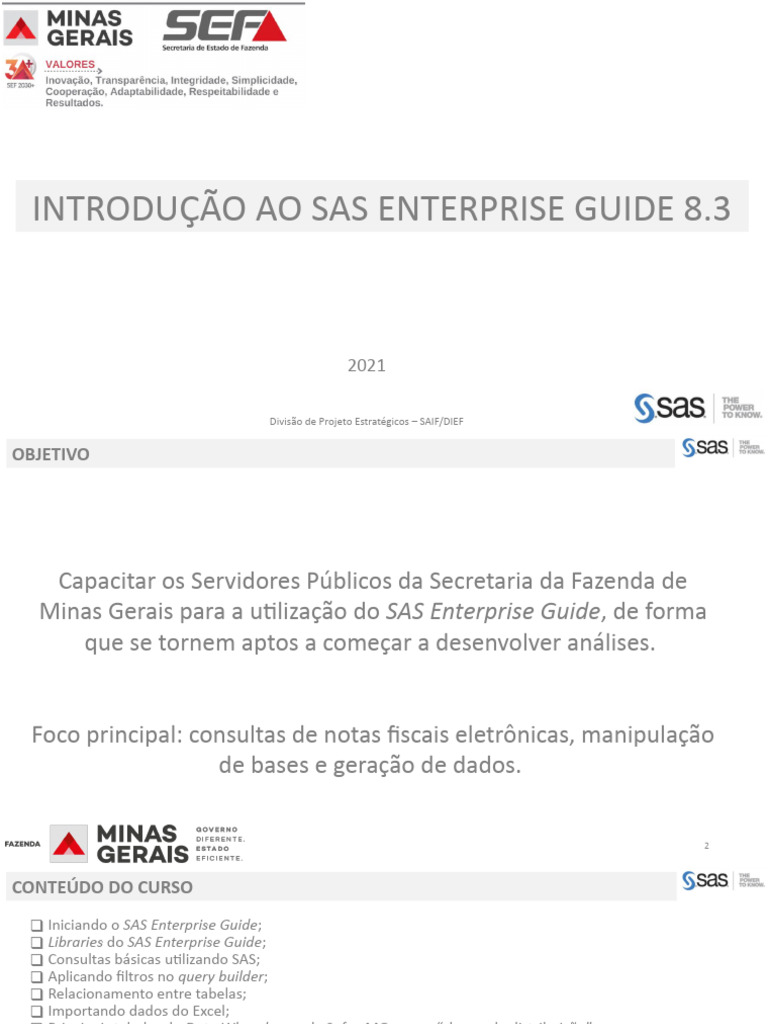SAS Enterprise Guide 2021 | PDF