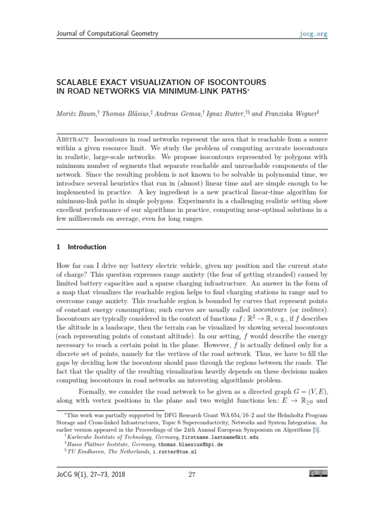 Scalable Exact Visualization Of Isocontours Pdf Vertex Graph Theory Applied Mathematics 