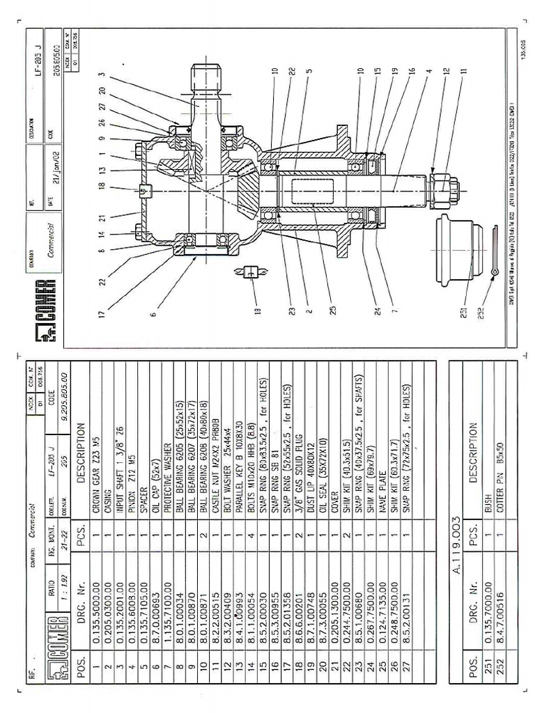 Boitier COMER LF-205-J | PDF