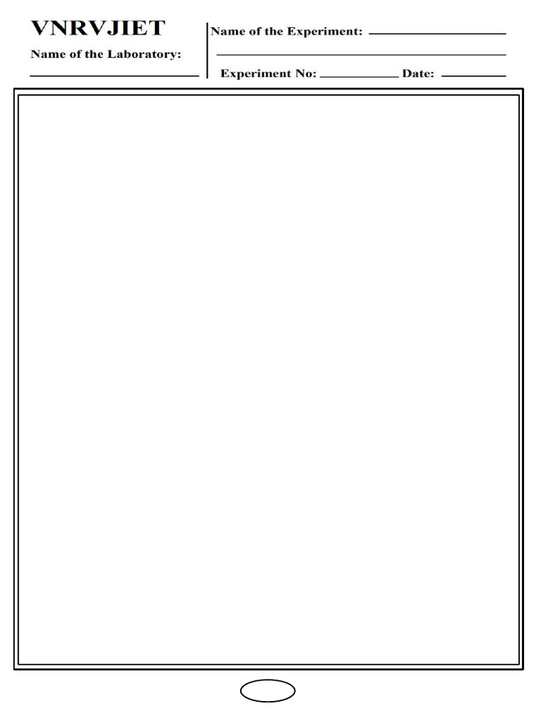 VNR - Record Sheet | PDF