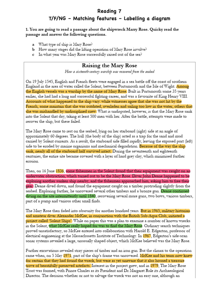 Reading Handout Highlighted | PDF