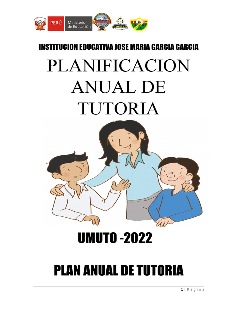 Plan Anual de Tutoria 2022 | PDF Plan Anual de Tutoria 2022 | PDF