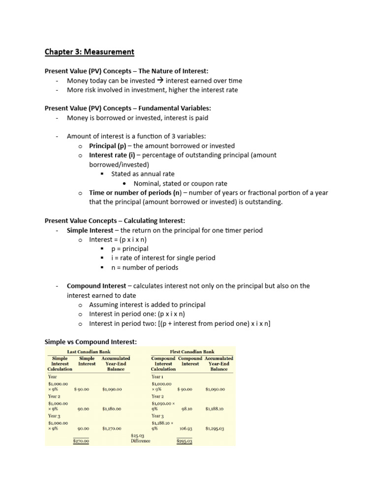 Chapter 3 - Measurement | PDF