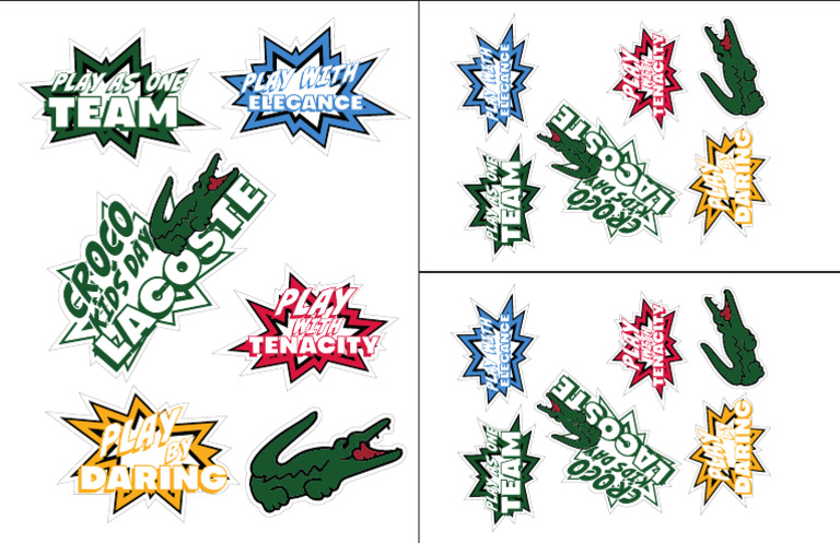 Stickers LACOSTE | PDF