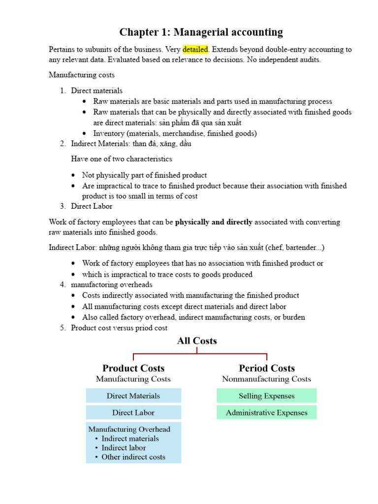 Managerial Accounting Basics | PDF | Cost | Inventory