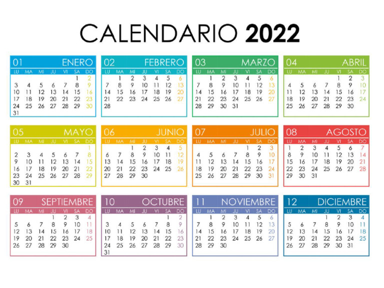 Calendario 2022 | PDF