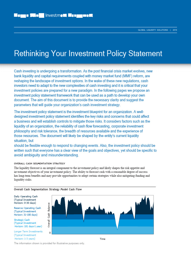 Investment Management Policy Statement | PDF